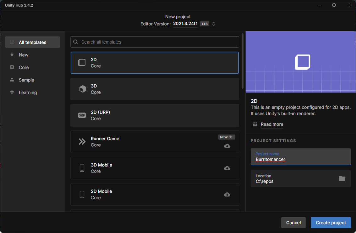 The /r/roguelikedev challenge for Unity: Parts 0 and 1 – bluesoul [dot] me
